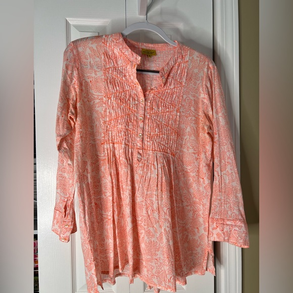 Roberta Roller Rabbit | Tops | Roberta Roller Rabbit Orangewhite ...